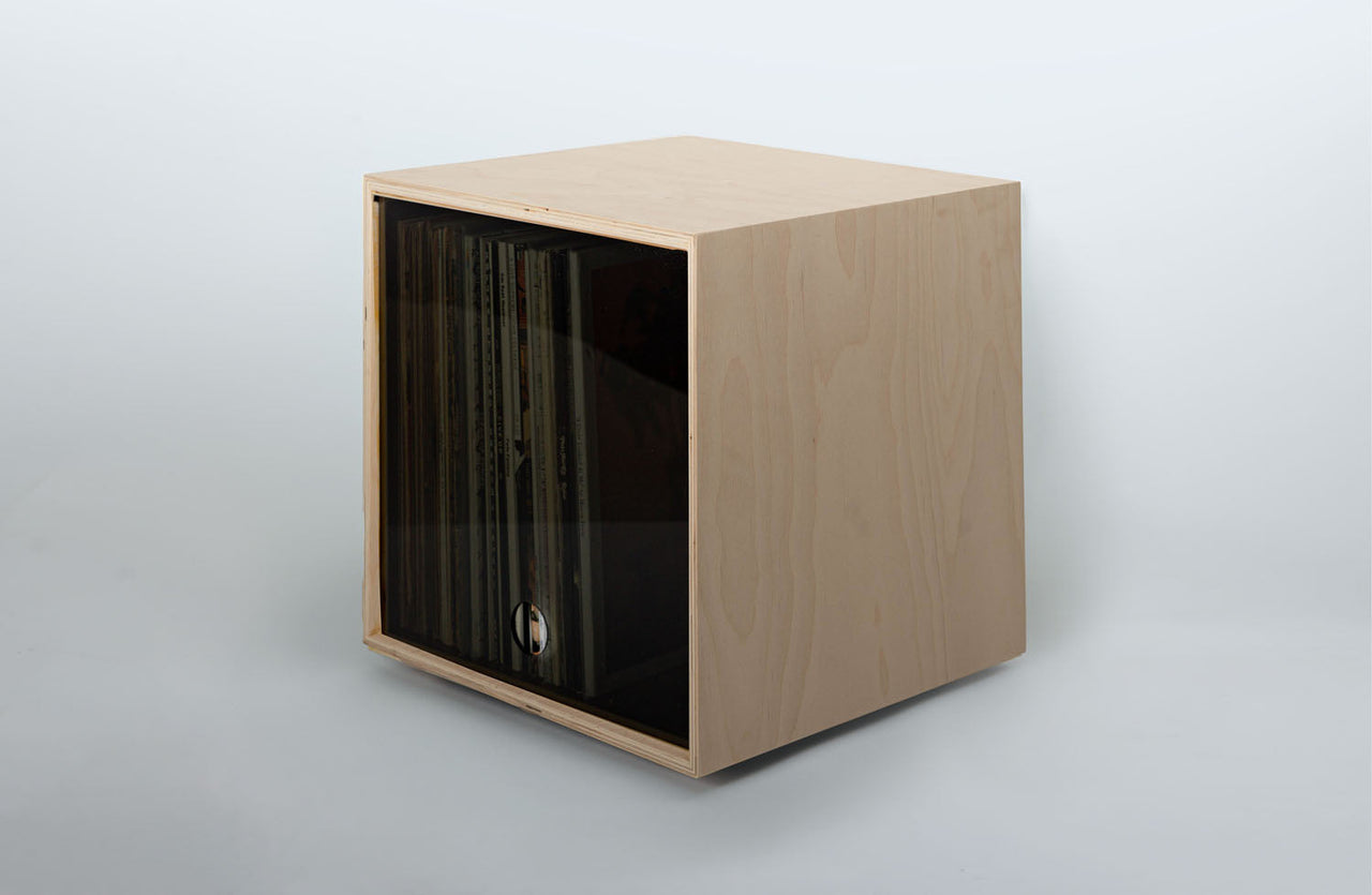 Vinyl Record Storage Cube - Stackable, Modern, Hand Made in USA ...
