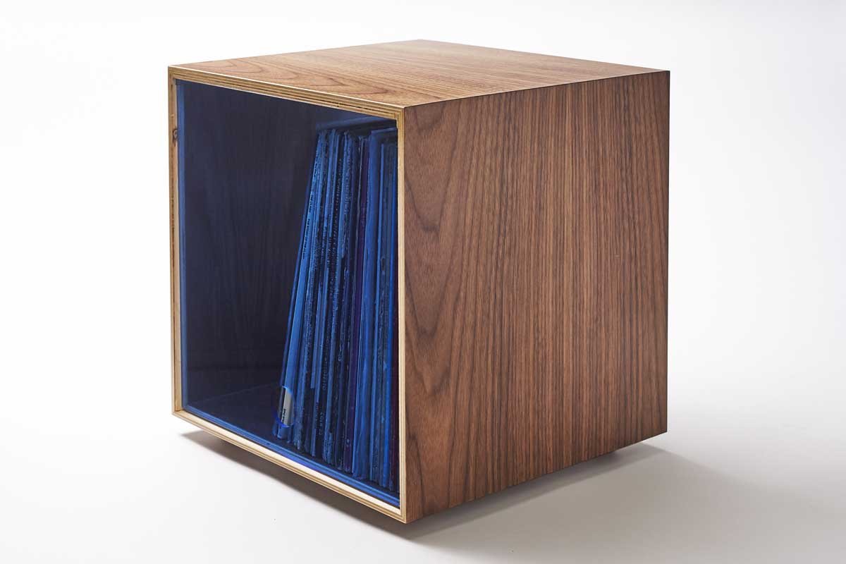 Vinyl Record Storage Cube - Stackable, Modern, Hand Made in USA ...